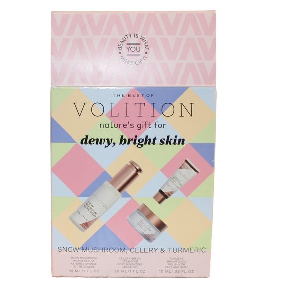 Volition | Skincare | Volition Skin Care Set For Dewy Bright Skin Vegan ...